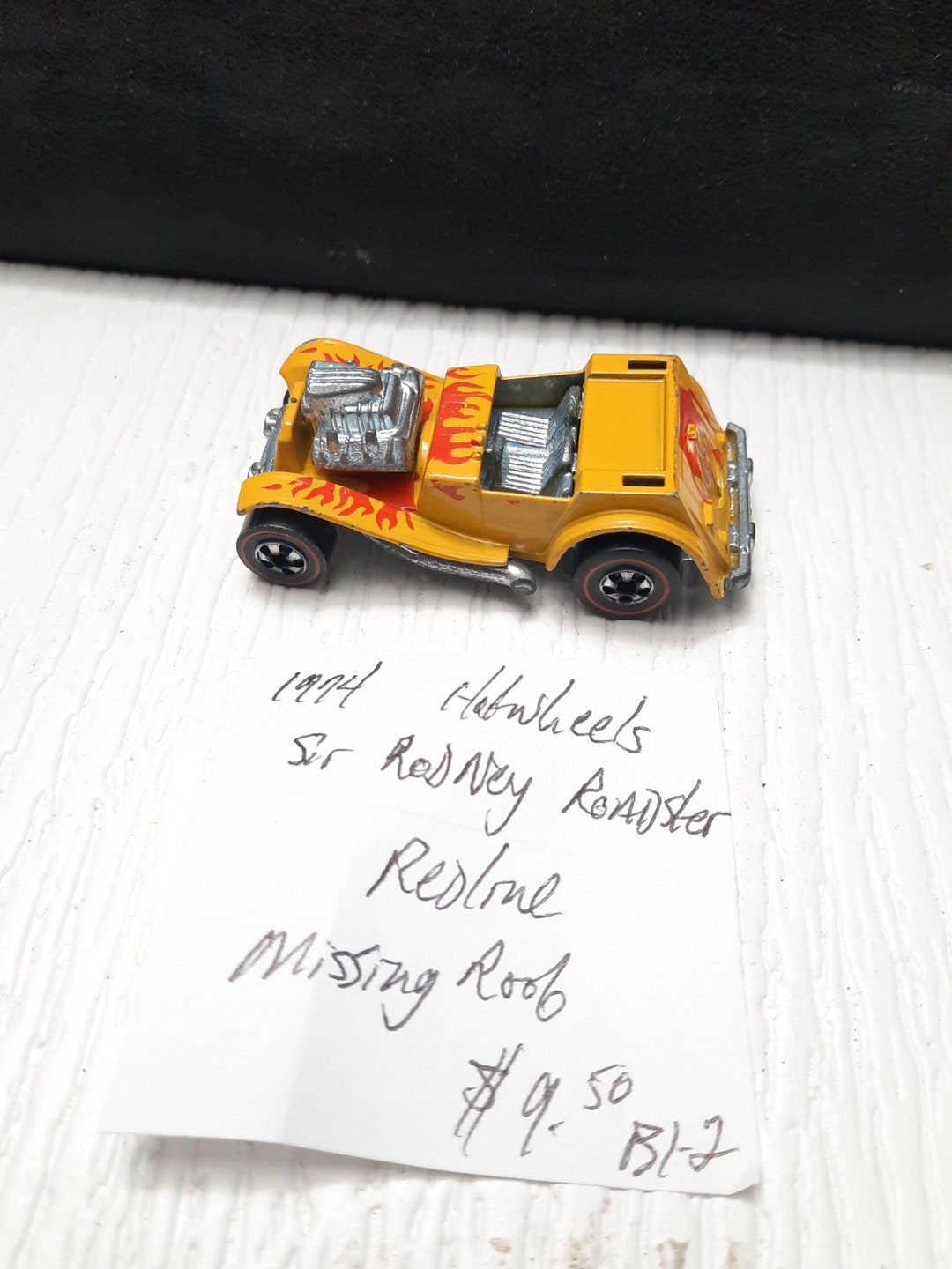 1974 Hot Wheels Sir Rodney Roadster Redline Missing Roof - Etsy