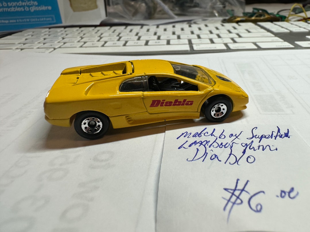 Matchbox Superfast Lamborghini Diablo. Mint - Etsy
