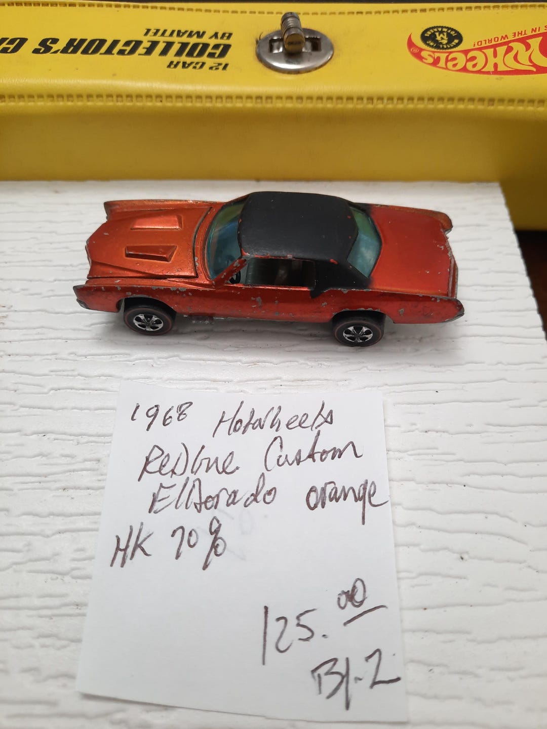 1968 Hot Wheels Redline Custom El Dorado Orange HK 70% - Etsy