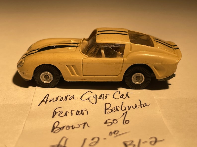 Aurora Cigar Car Ferrari Berlineta Brown 50% - Etsy
