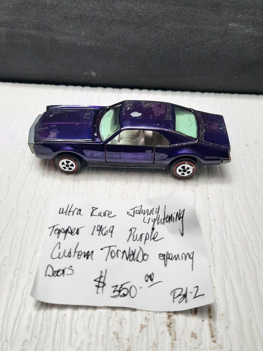 ULTRA RARE Johnny Lightning Topper 1969 Purple Custom Tornado, Opening ...
