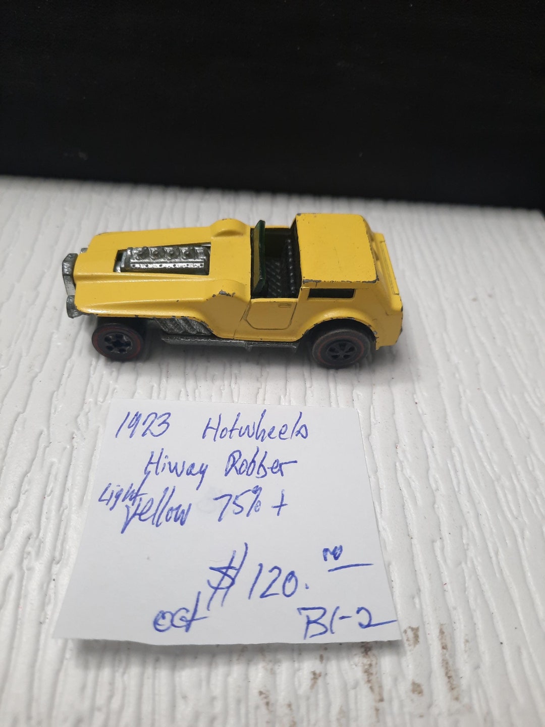 1973 Hot Wheels Hi-way Robber Light Yellow 75%+ - Etsy