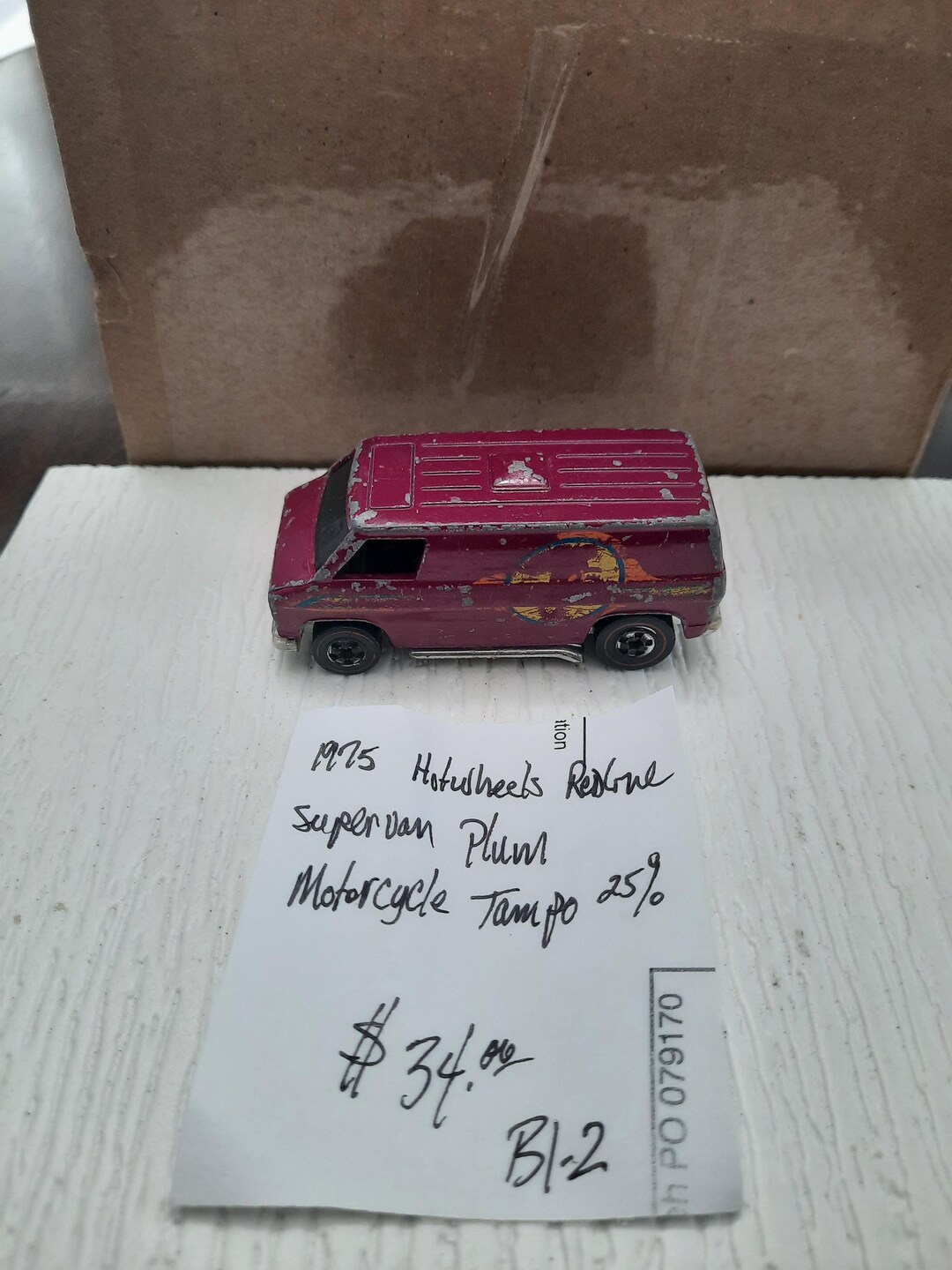 1975 Hot Wheels Redline Supervan Plum Motorcycle Tampo 25% - Etsy