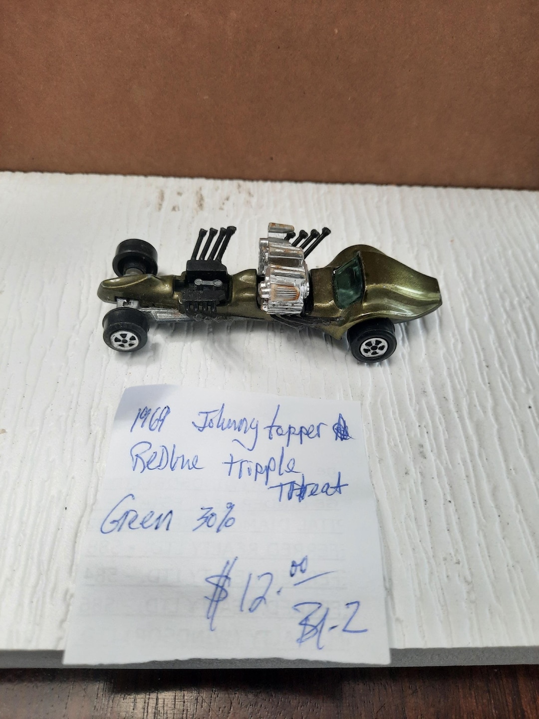 1969 Johnny Topper Redline Triple Threat Green 30% - Etsy