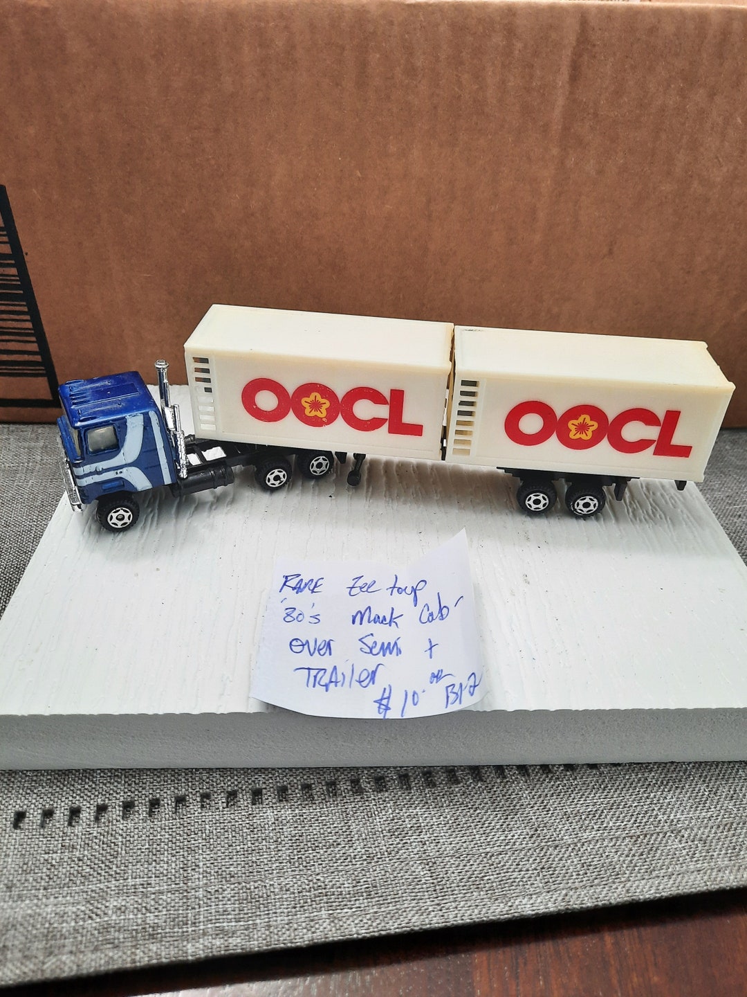 Rare Zee Toys 80's Mack Cab Over Semi Trailer - Etsy