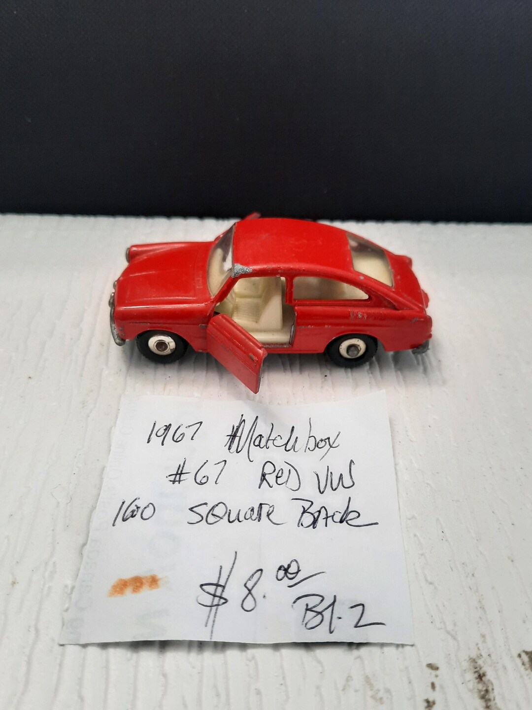1967 Matchbox #66 Red VW 1600 TL Square Back - Etsy
