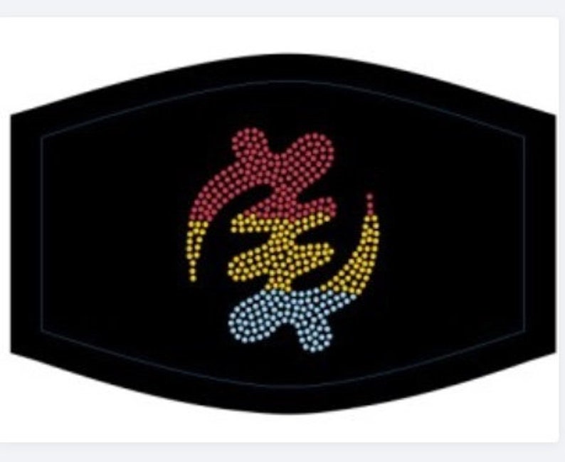 Identity Rhinestones Adinkra Symbols Face Masks - Etsy