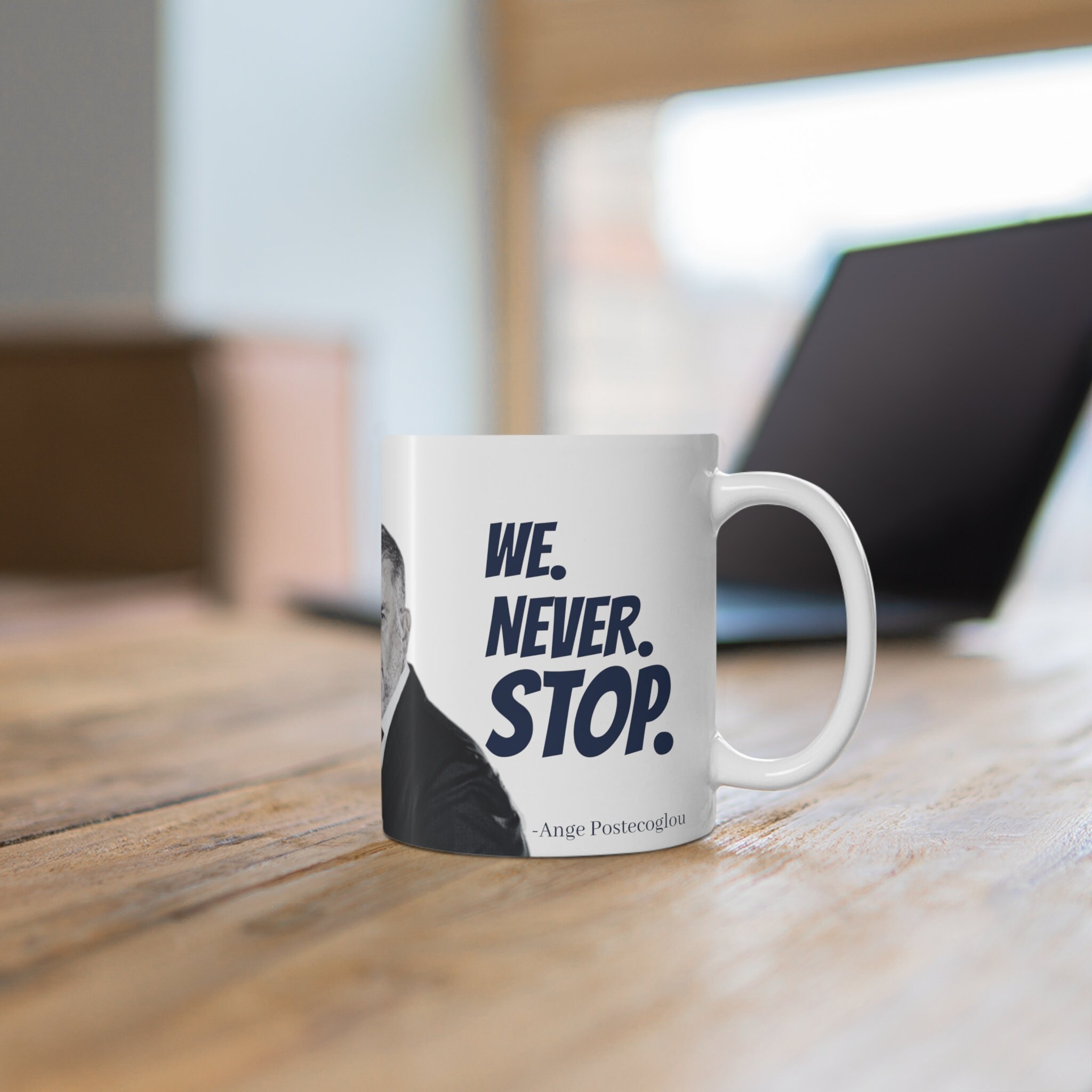 Tottenham Hotspur - Ange Postecoglou Funny Novelty Mug - Etsy UK