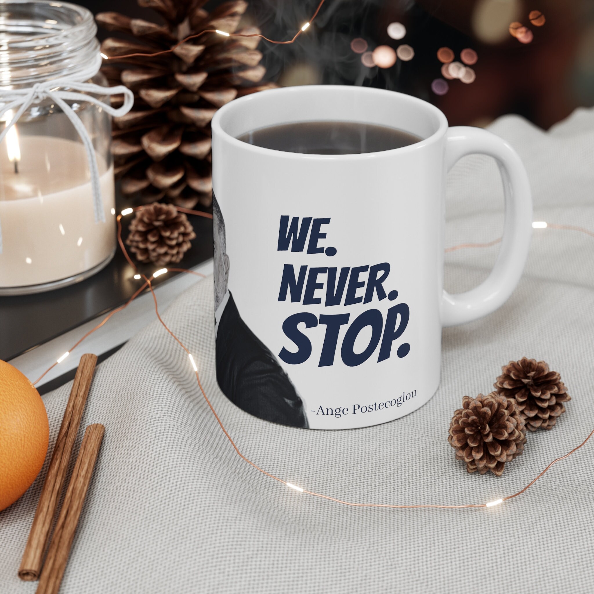 Tottenham Hotspur - Ange Postecoglou Funny Novelty Mug - Etsy UK