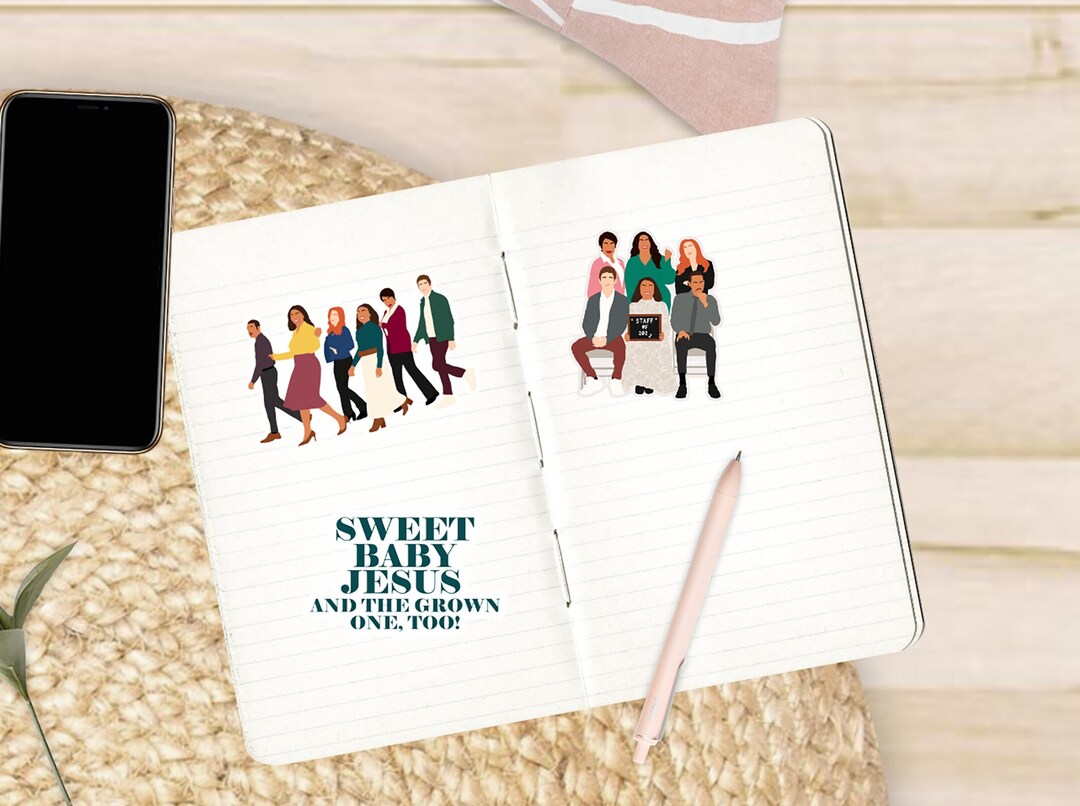 TV Show Sticker Pack | Vinyl Die Cut Sticker Pack | Waterproof ...