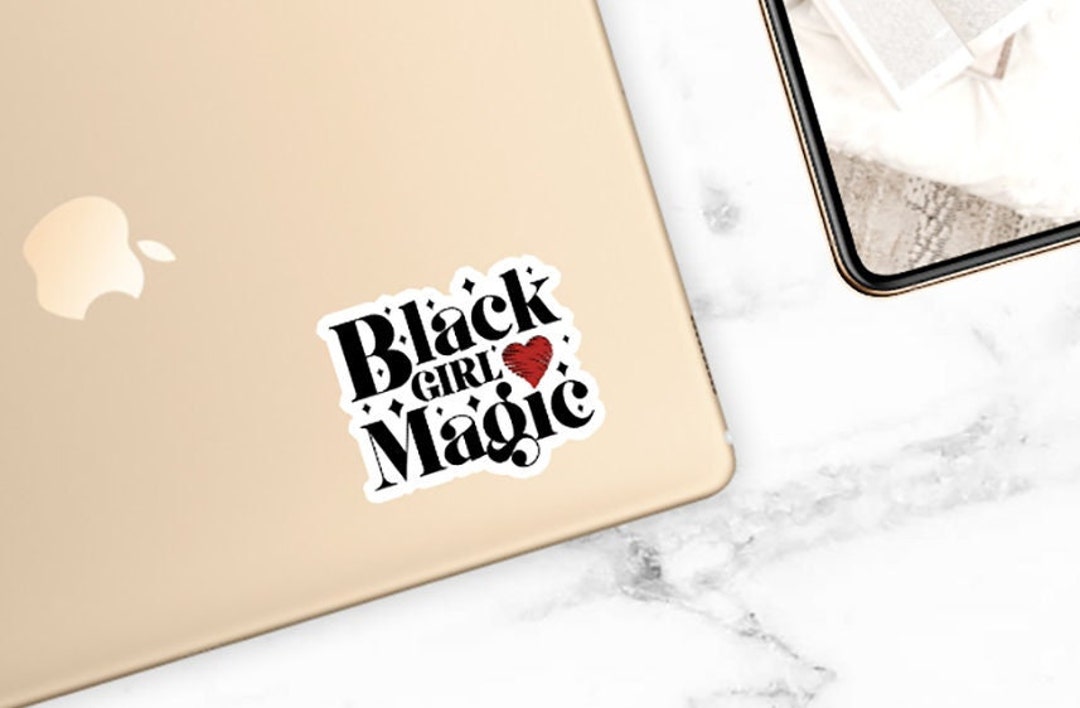 Black Girl Magic Sticker | Vinyl Die Cut Sticker | Waterproof ...