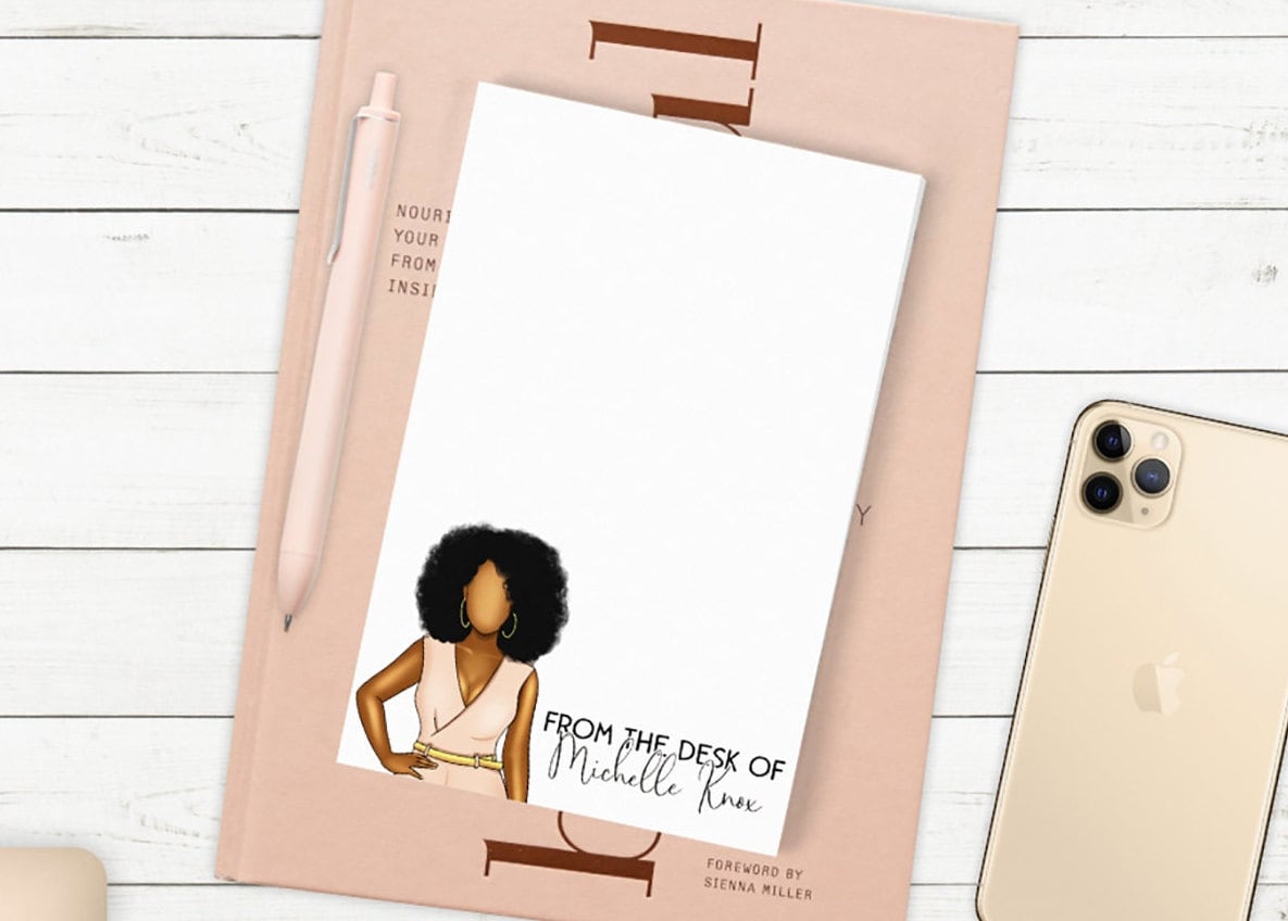 From the Desk of Personalized Notepad | Memo Pad | African American ...