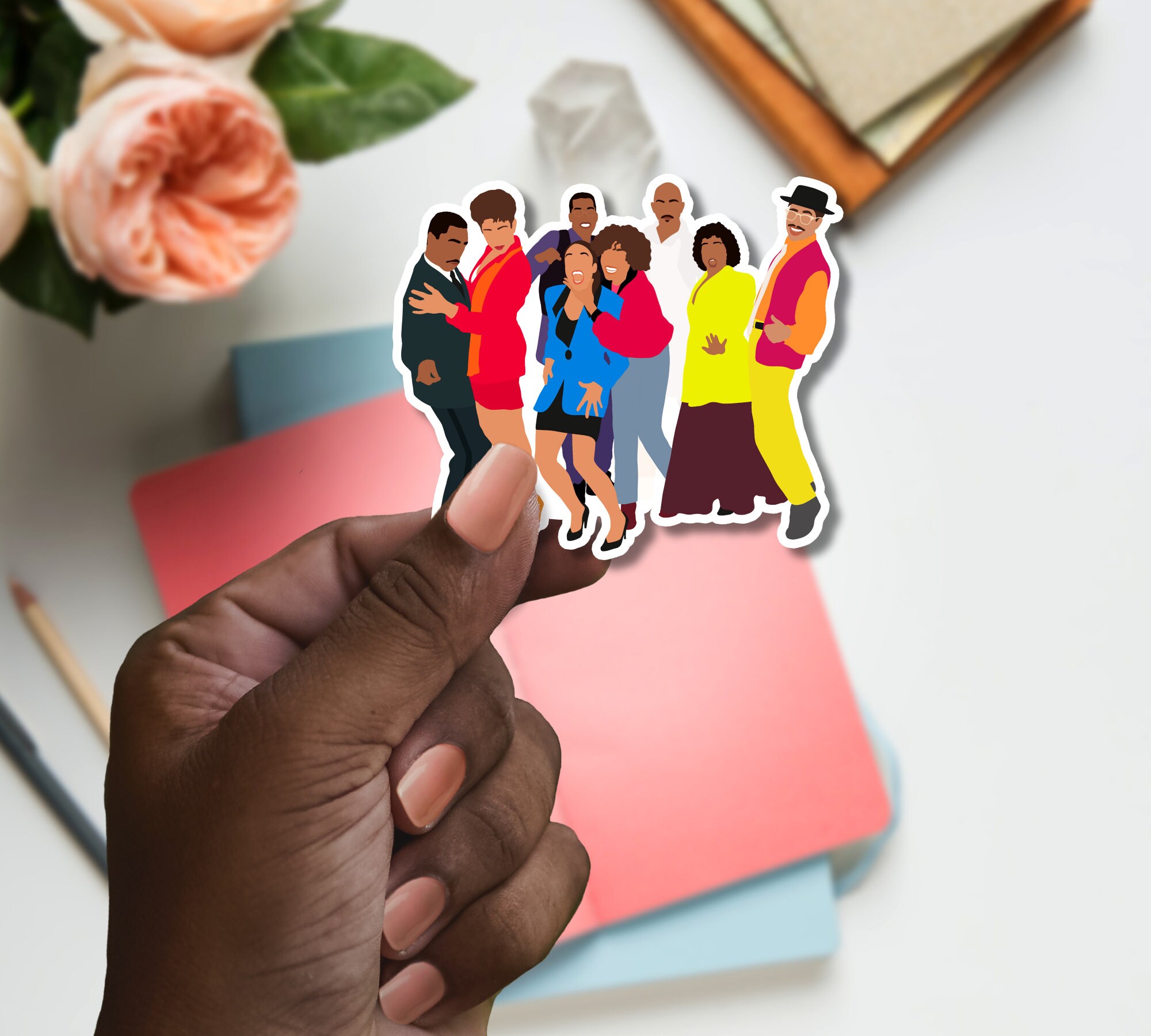 Classic TV Show Sticker Pack | Vinyl Die Cut Sticker Pack | Waterproof ...