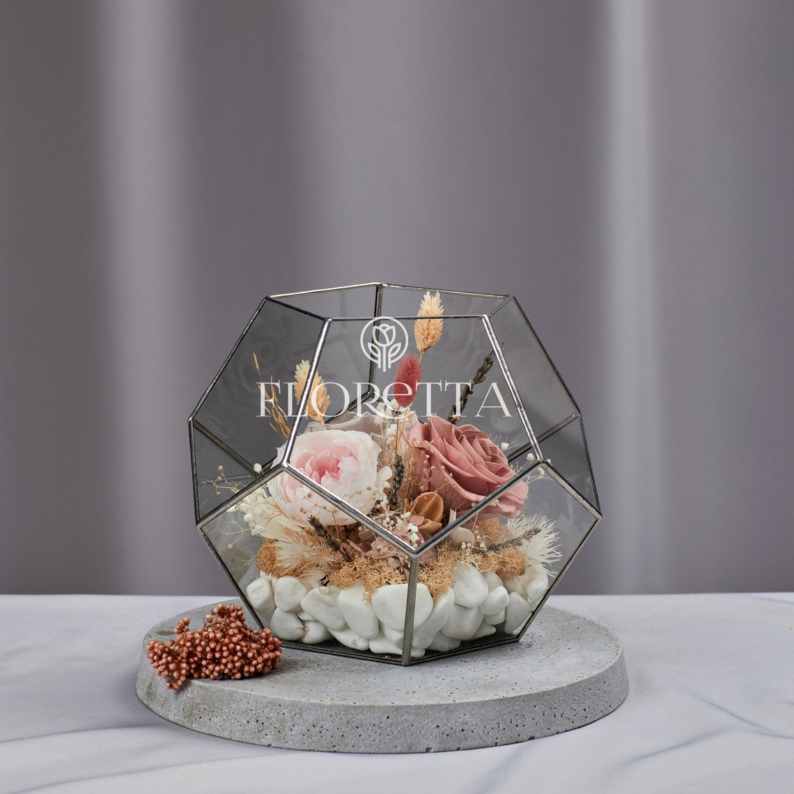 Flower Hat Box meringueflorarium,flower Glass Vases,flower Glass Vase ...