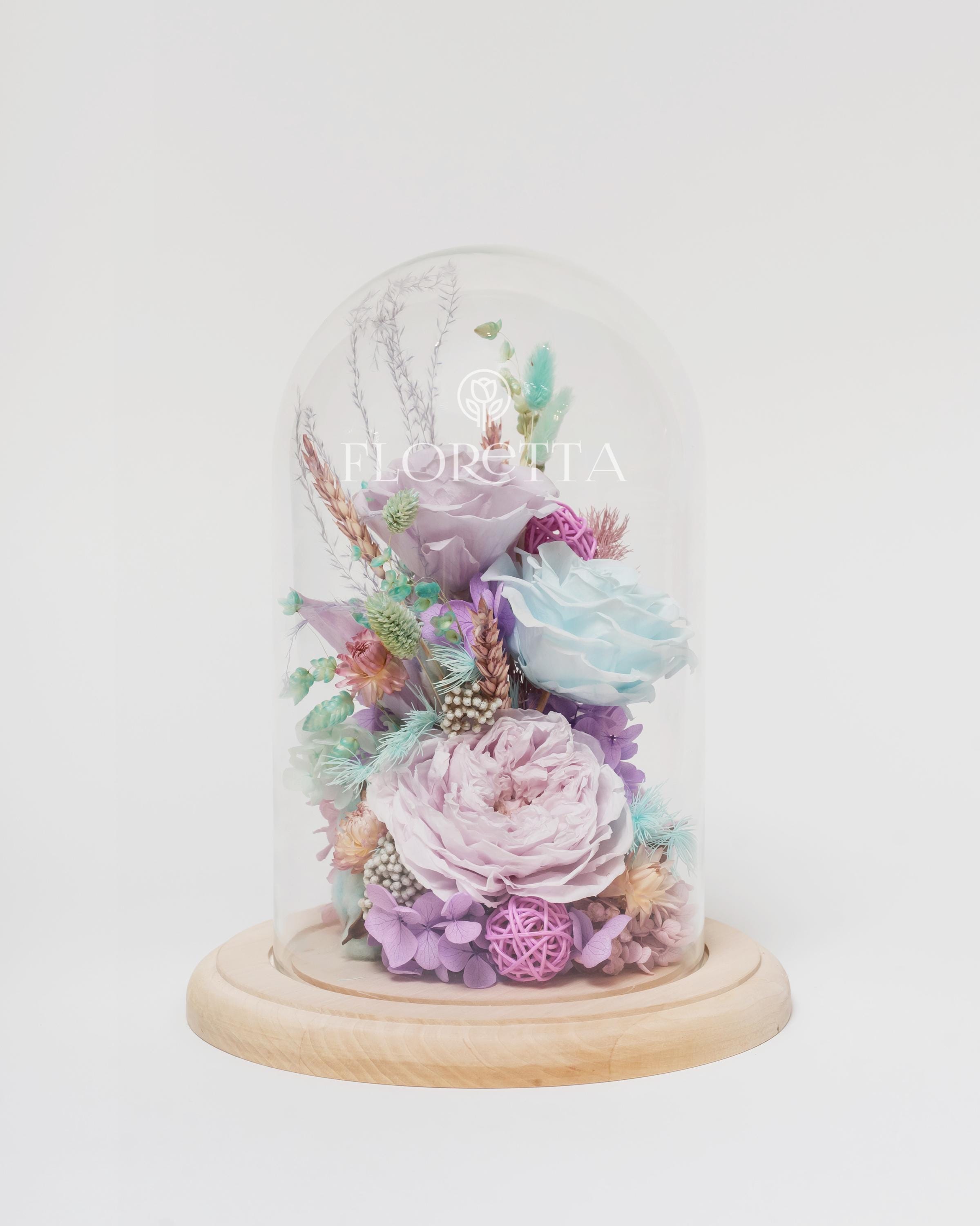 Preserved Flower Dome – Eternal Floral Gift, Handmade Home Decor - Etsy