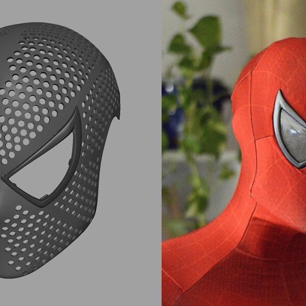 Spiderman Faceshell - Etsy
