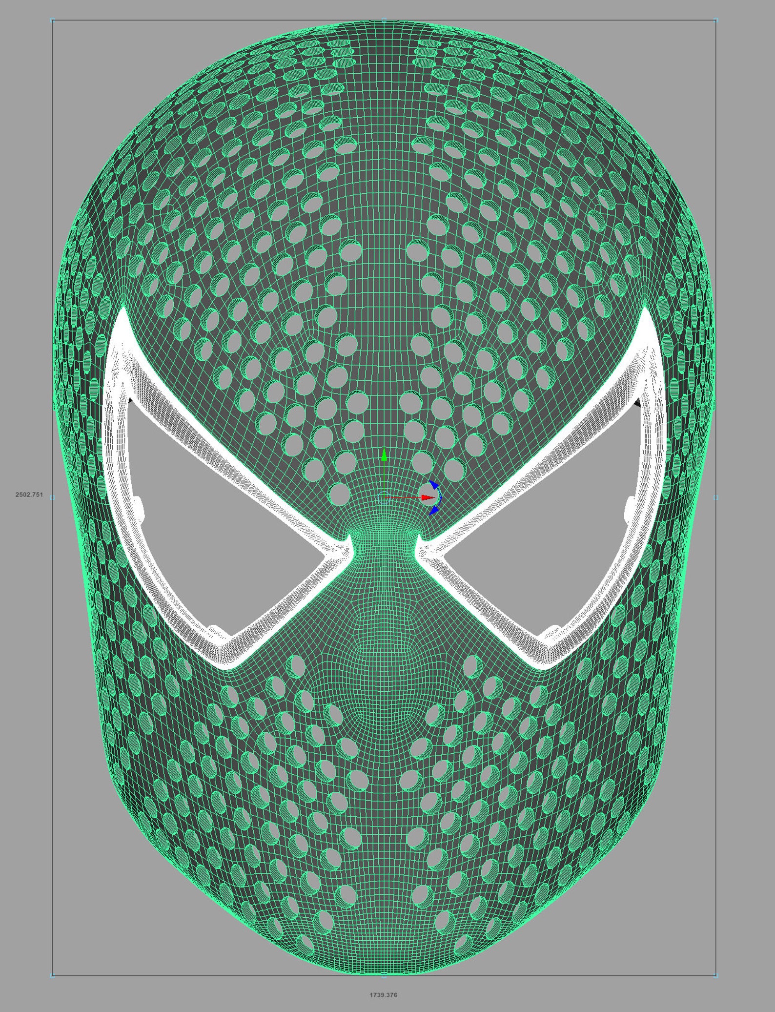 Raimi Spider-man Accurate Faceshell and Lenses 3D Model (digital File ...