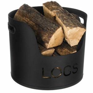 Log Holder Fireplace Log Bucket Set Fireside Coal Bucket Ash Bucket ...