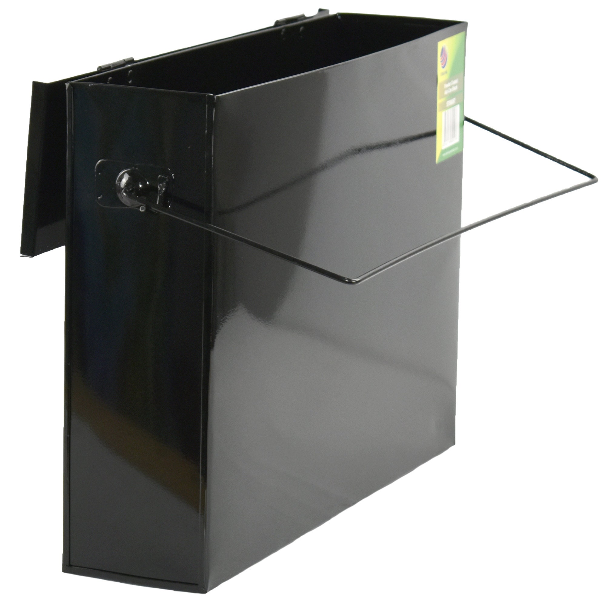 Ash Carrier Box W/ Lid Galvanised Metal Hot Fireplace Tidy Bin Bucket ...