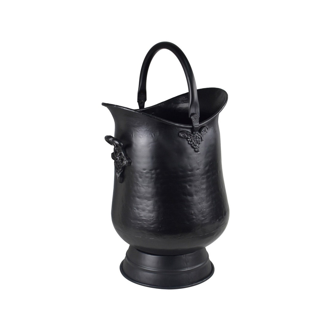 Coal Bucket Scuttle Premium Tall Scuttle Fireplace Storage Bucket Log ...