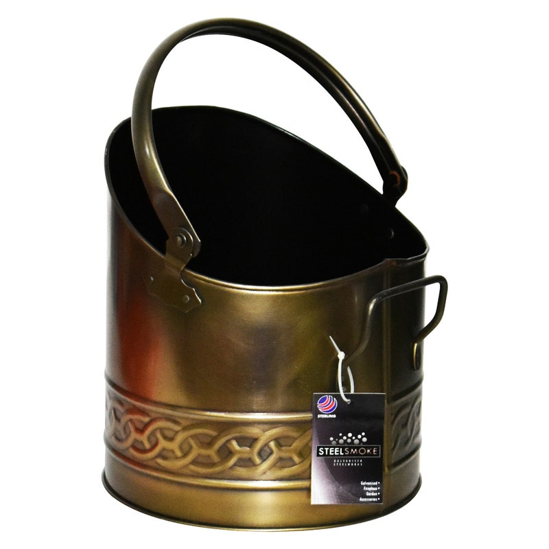 Kindling Metal Bucket - Etsy UK