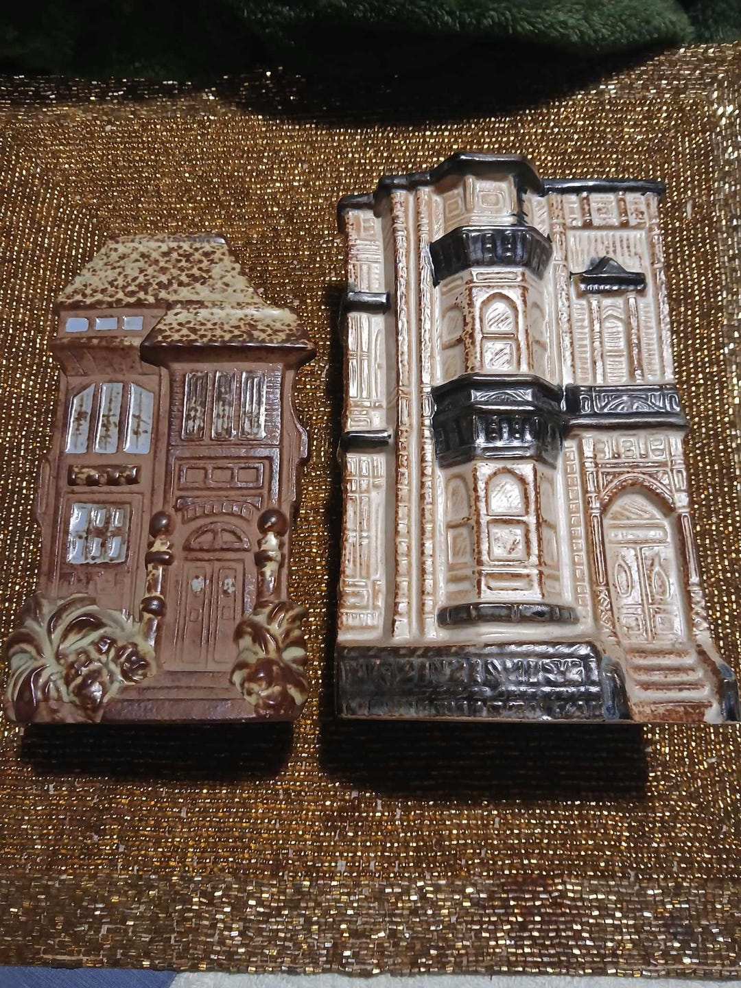 Pair Vintage Ceramic Wall Pockets - Etsy