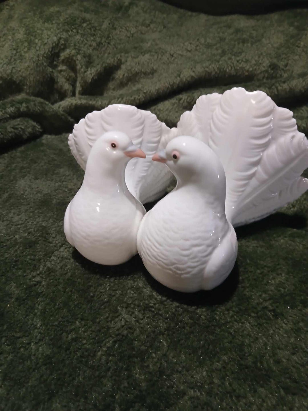 Lladro Porcelain Doves Figurine - Etsy