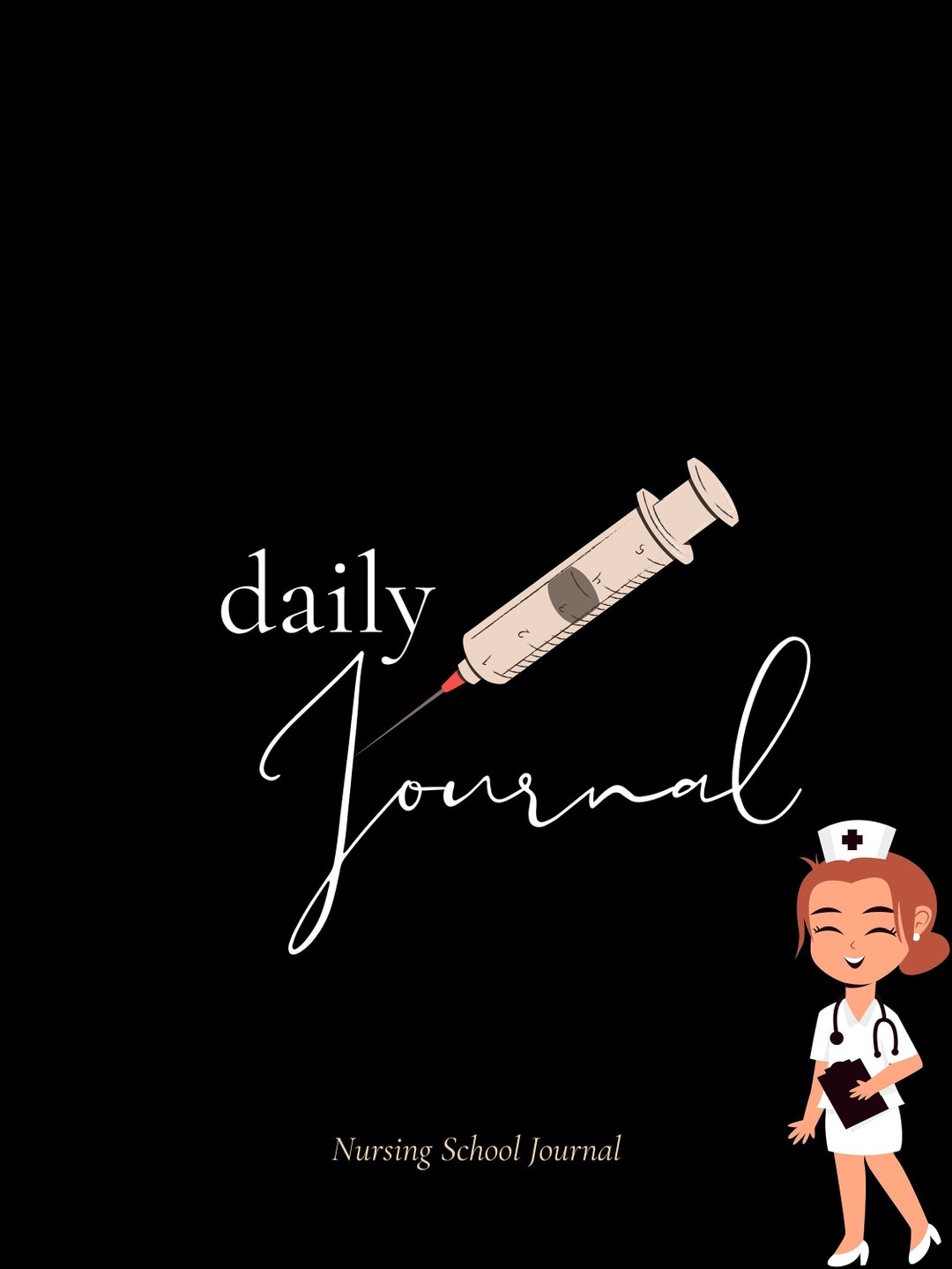 Digital Download Nursing School Daily Journal - Etsy