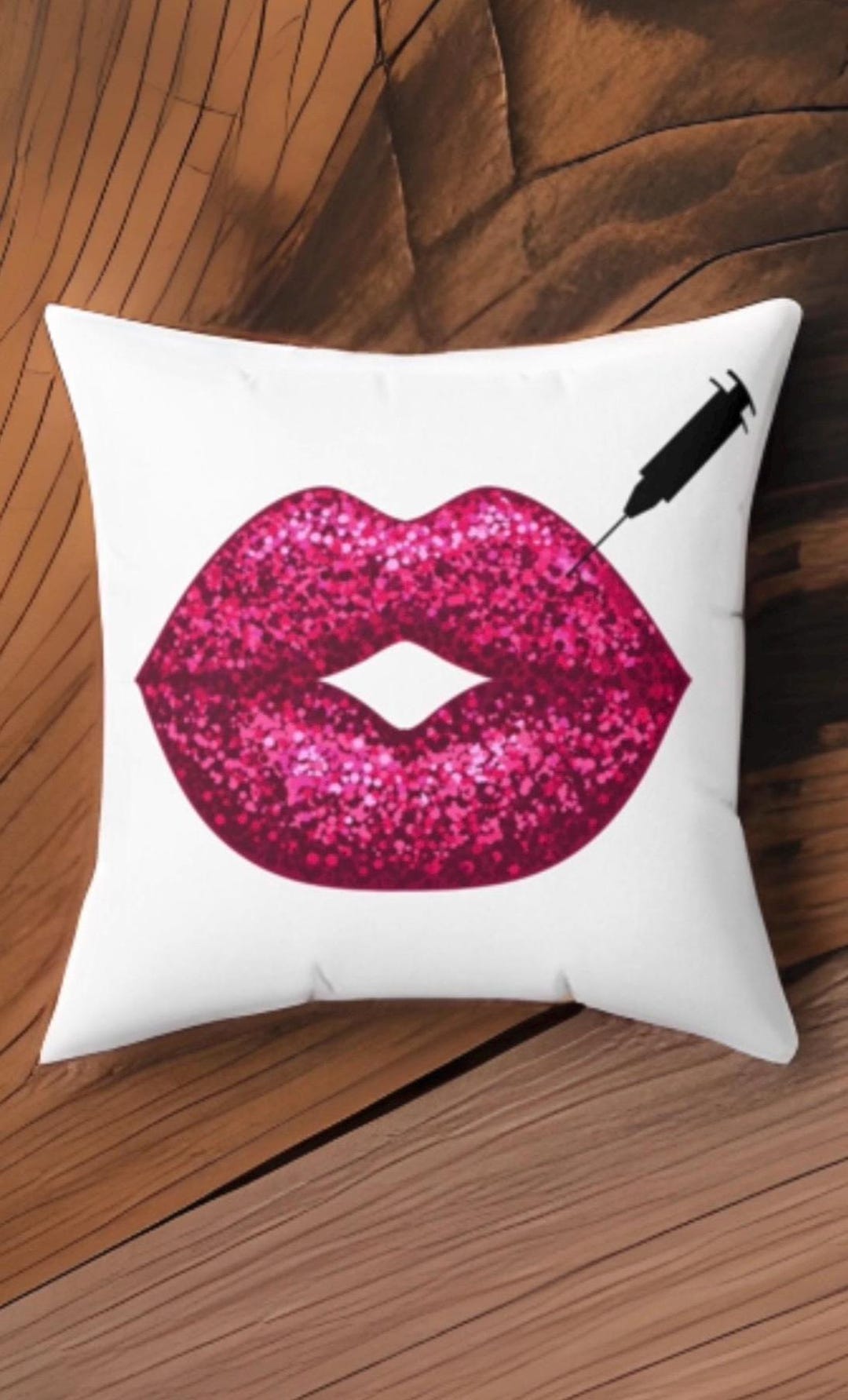 Lip Pillow, Custom Filler Inspired Pillow, Custom Botox Inspired Pillow ...
