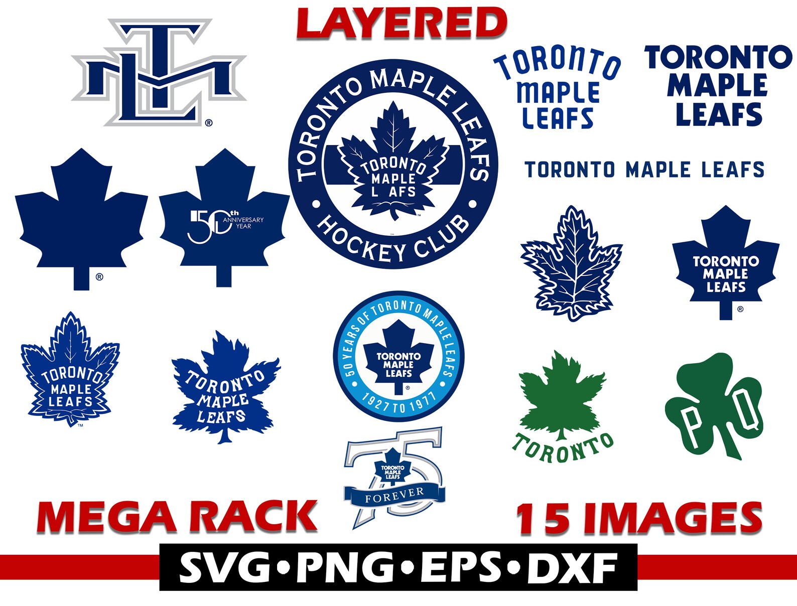 NHL Toronto Maple Leafs Svg Logo NHL Football SVG cut file | Etsy