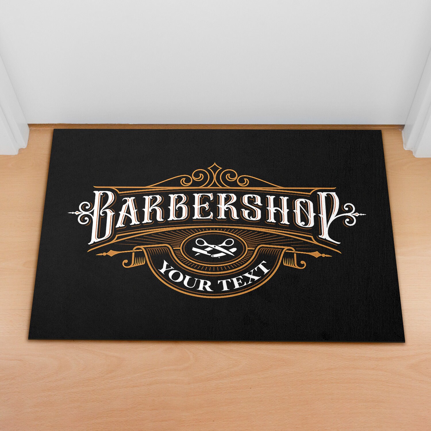 Barber Shop Cutom Doormat, Vintage Expert Barber Doomat, Mat Gift for ...