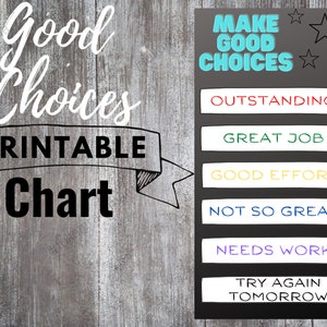 Kids Discipline Chart, Good Behavior Chart, Preschool, Toddler ...