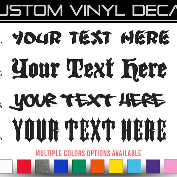 Vinyl Decal - Etsy