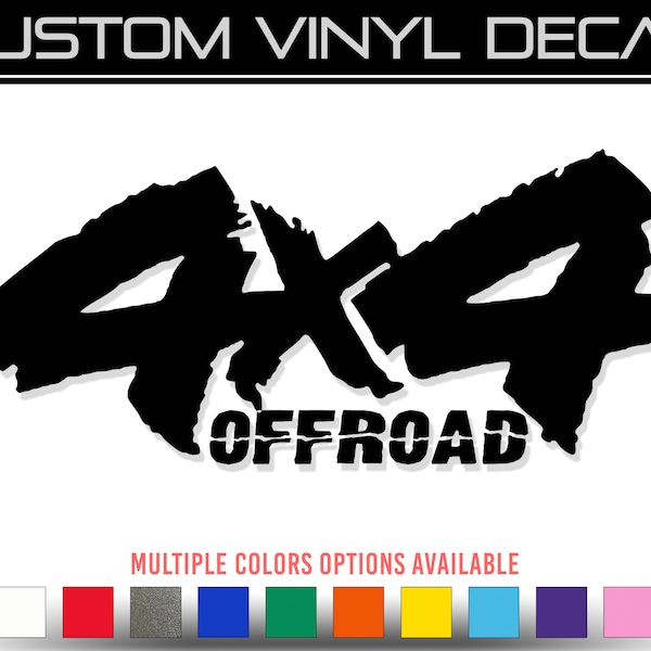 4x4 Truck Decals - Etsy