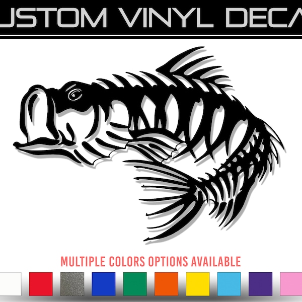 Sticker Bass Boat - Etsy