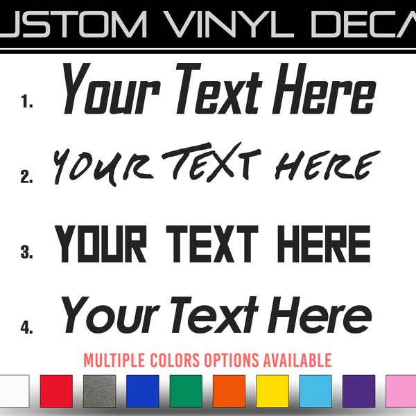 Vinyl Decal - Etsy