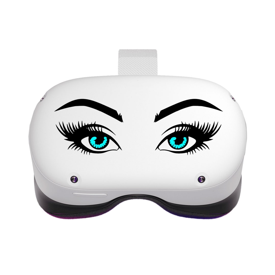 Custom Eye Color Vinyl Decal: Female Eyes Eyelashes for Oculus/meta ...