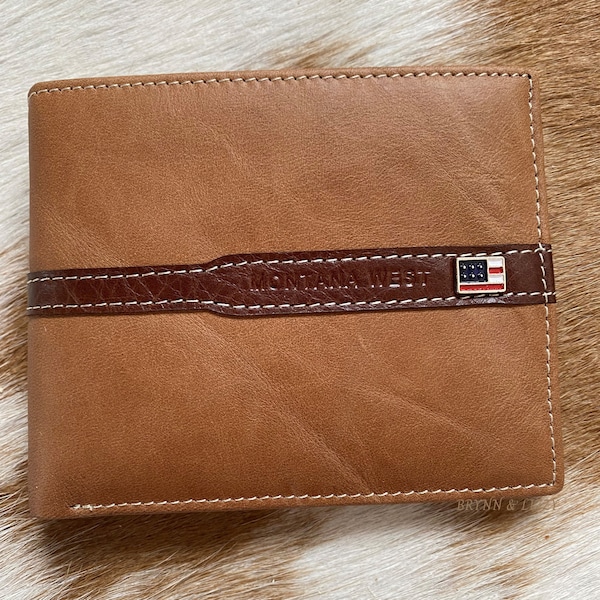 Leather Bi Fold Cowboy Wallet - Etsy