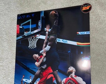 Anthony Edwards Poster Dunk - Etsy