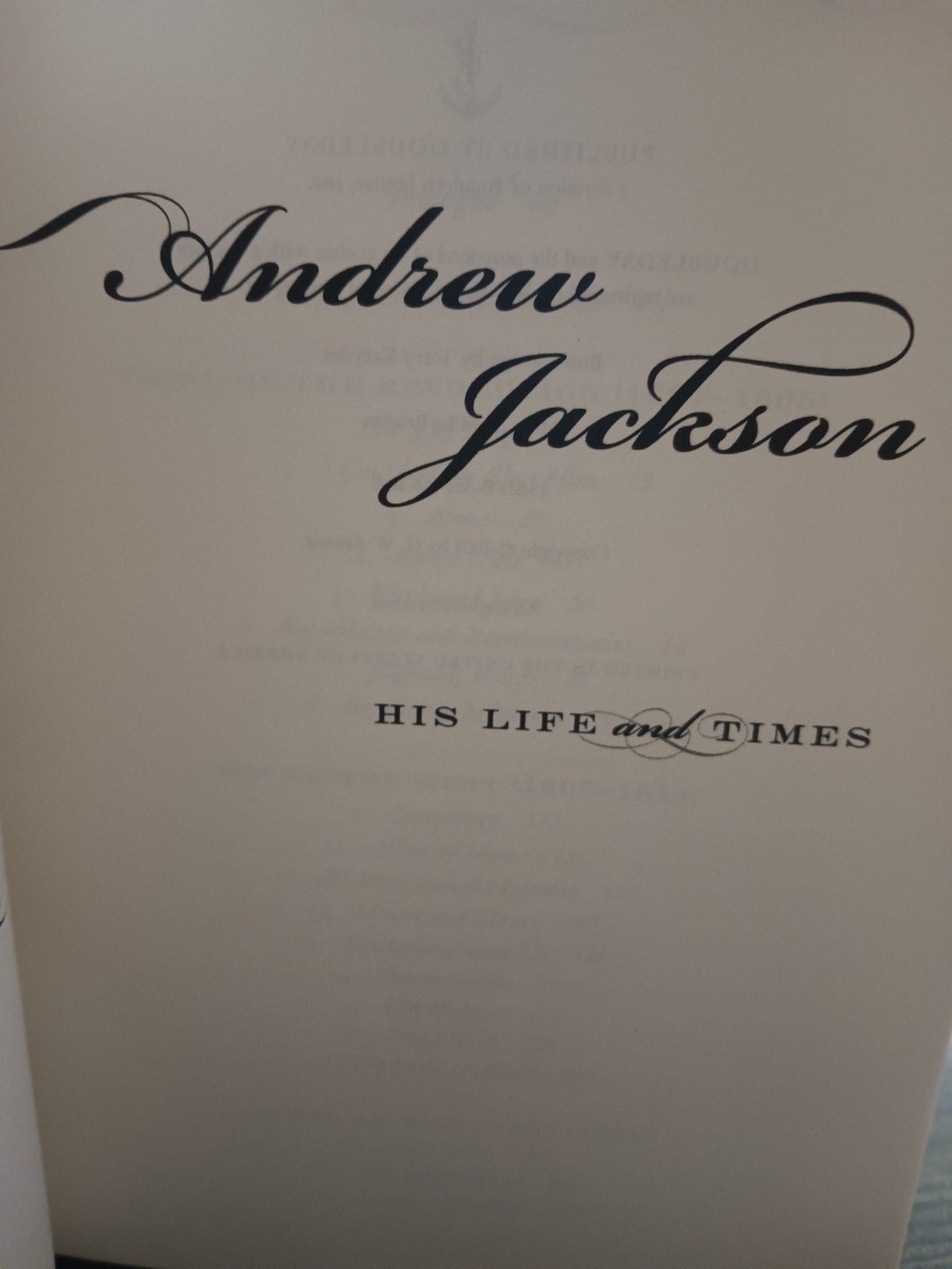 Andrew Jackson: His Life and Times Hardcover October 4, 2005 by H. W ...