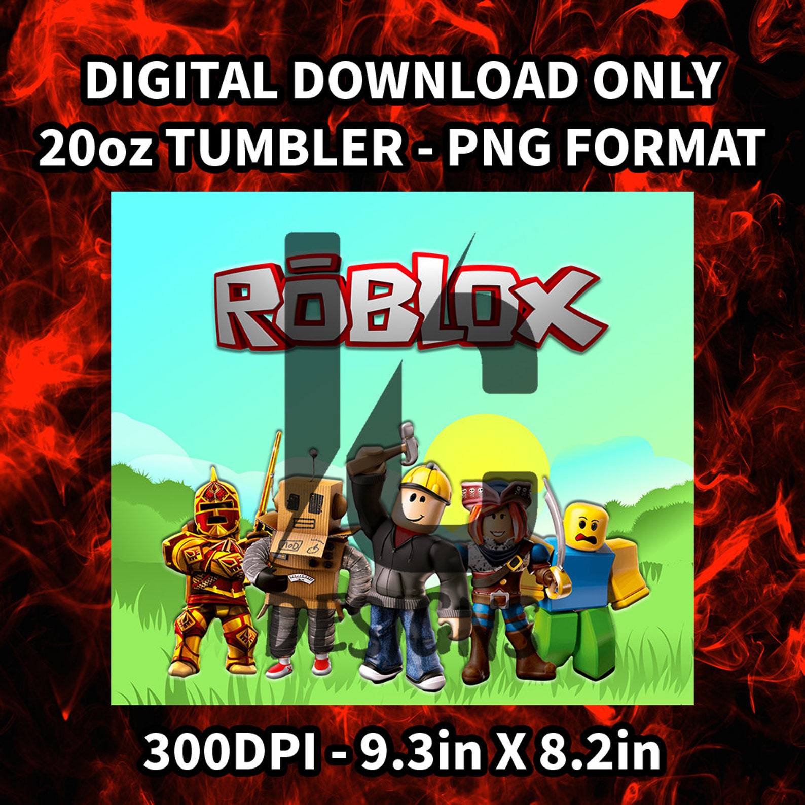 Roblox Tumbler Wrap Sublimation PNG - Etsy