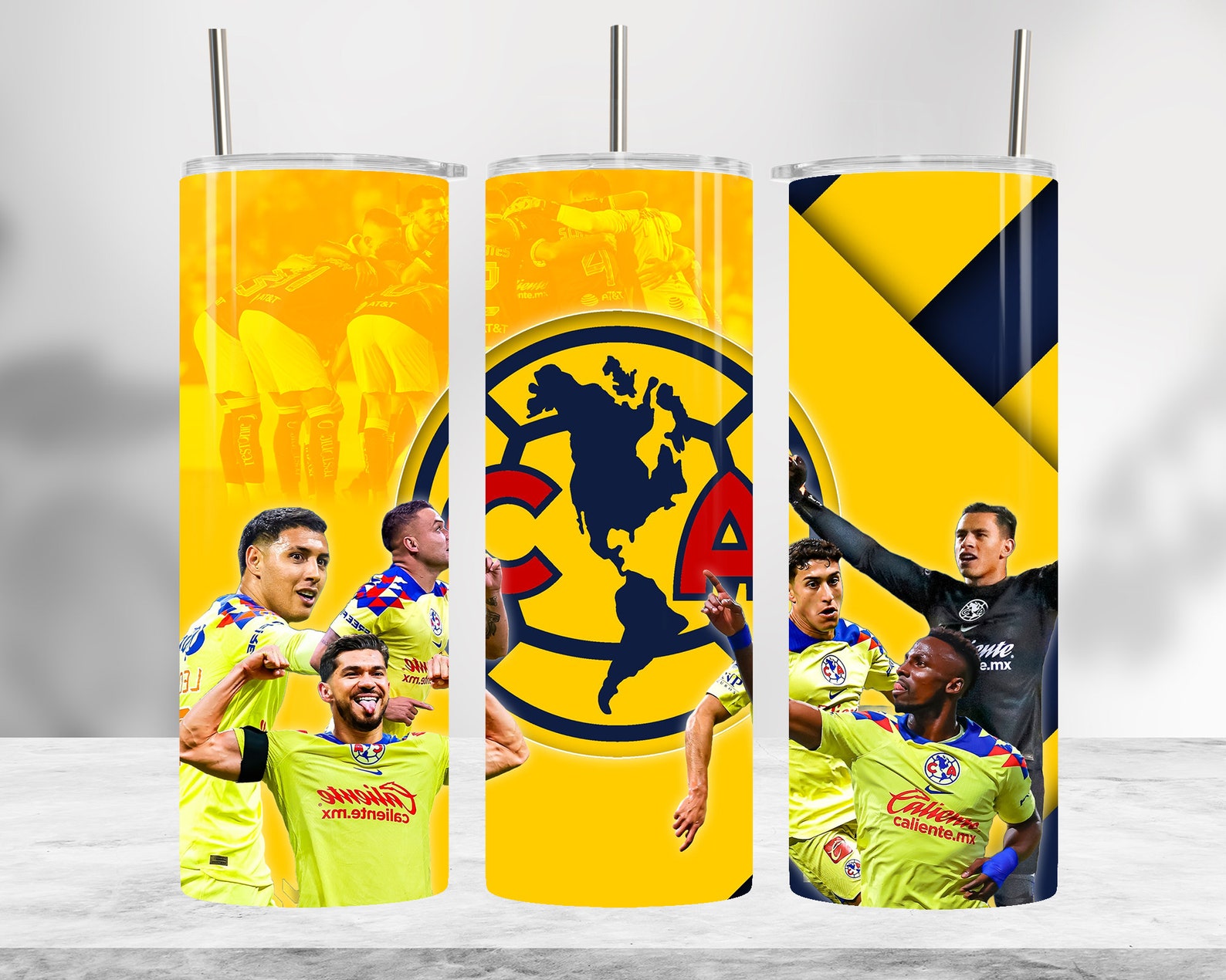 Club America Tumbler Wrap PNG Only - Etsy