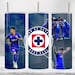 Cruz Azul Tumbler Wrap PNG Only - Etsy