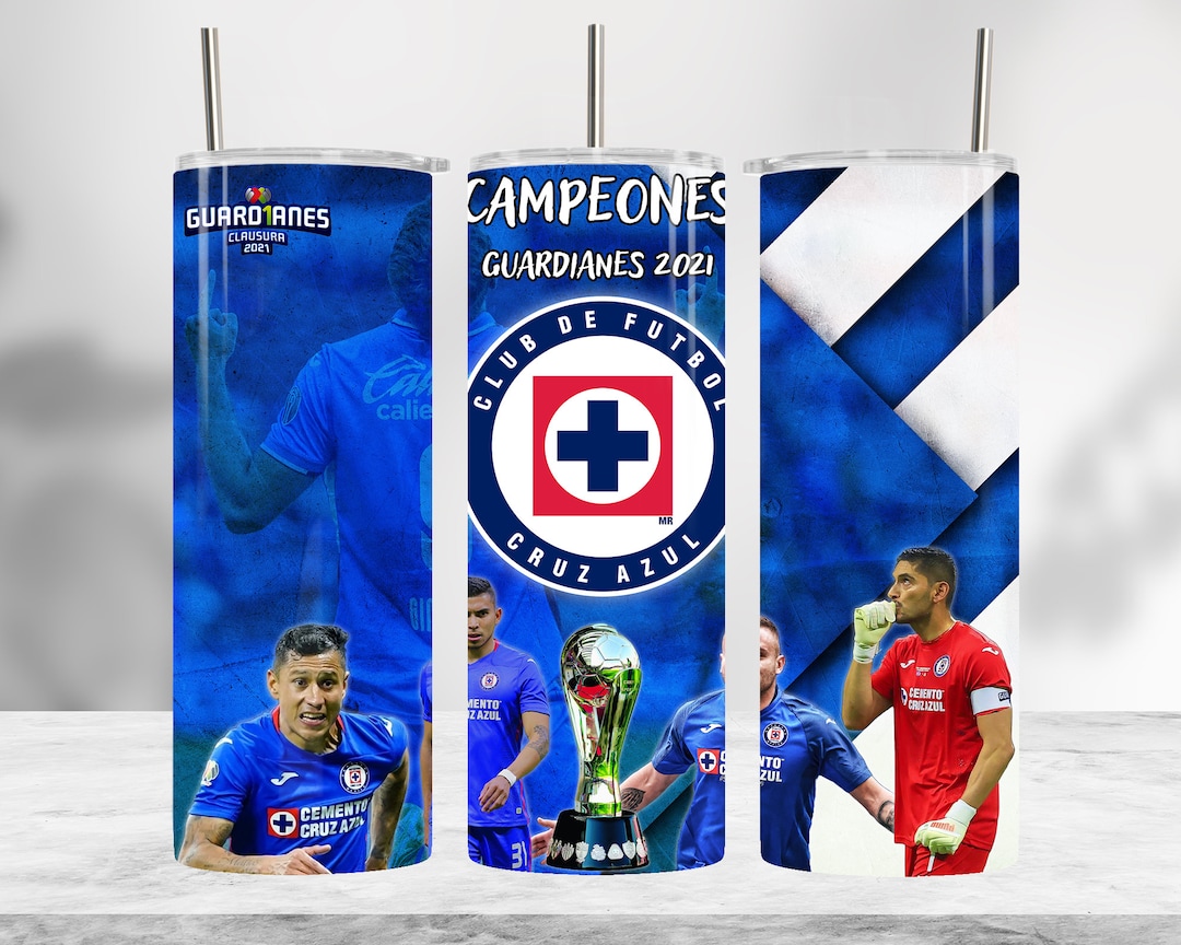 Cruz Azul Campeon Tumbler Wrap PNG - Etsy