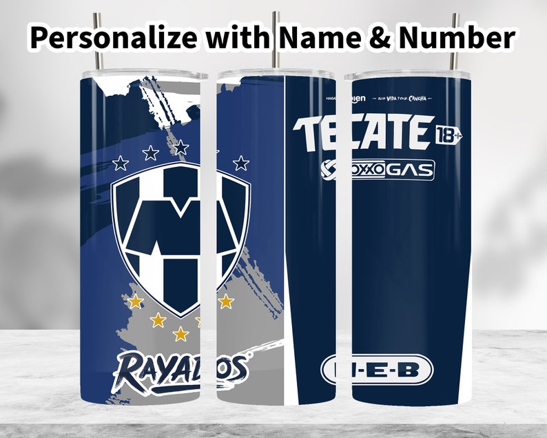 Rayados Tumbler Wrap PNG Only - Etsy
