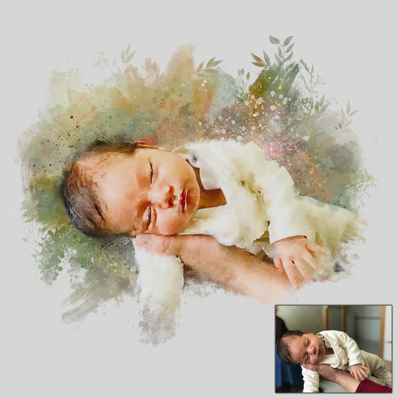 Baby Portrait - Etsy