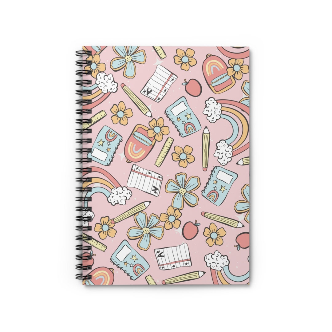 Retro School Spiral Notebook - Ruled Line -trending - Popular Gift Item ...