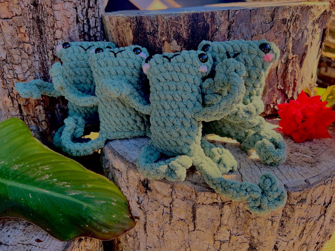 Cute Crochet Homemade Leggy Frog Plush Amigurumi - Etsy