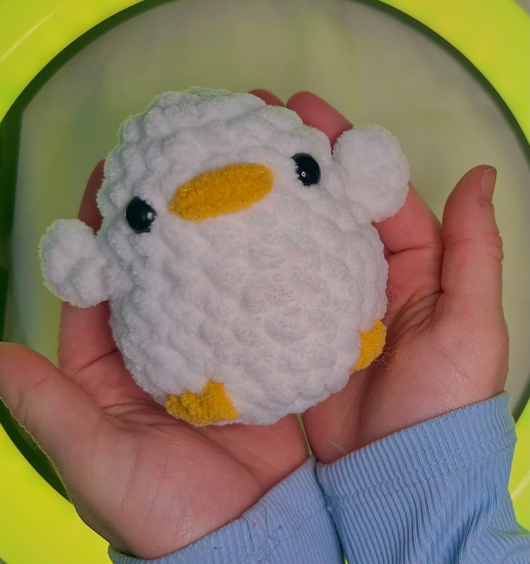 Cute Crochet Homemade Soft Duckling Plush Amigurumi - Etsy