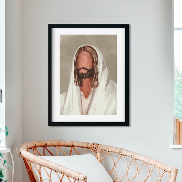 Jesus Faceless Watercolor - Etsy